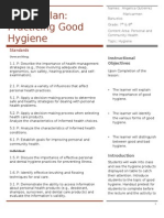 Personal Hygiene: A Lesson Plan | PDF | Hygiene | Oral Hygiene
