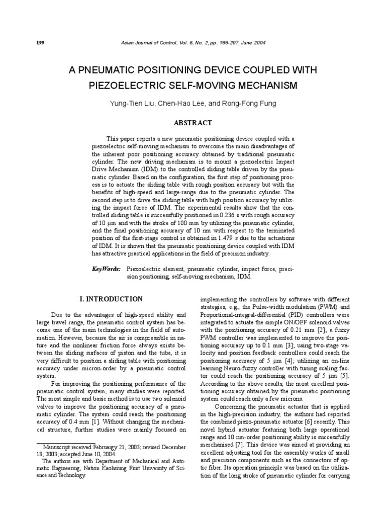 Achieving High-Speed Positioning with Ultra-Precision: Developing a ...