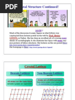 Chapter 1 Crystal Structure | PDF | Crystal Structure | Lattice (Group)