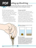 Sugar Dissolving in Hot vs Cold Water | PDF | Cooking, Food & Wine