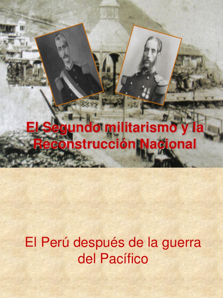 Segundo Militarismo y Reconstrucción en Perú | PDF | Perú | Economía ...