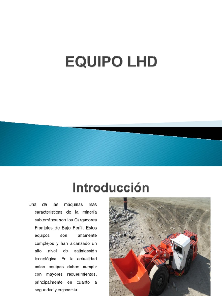 Equipos LHD | PDF | Minería | Vehículos