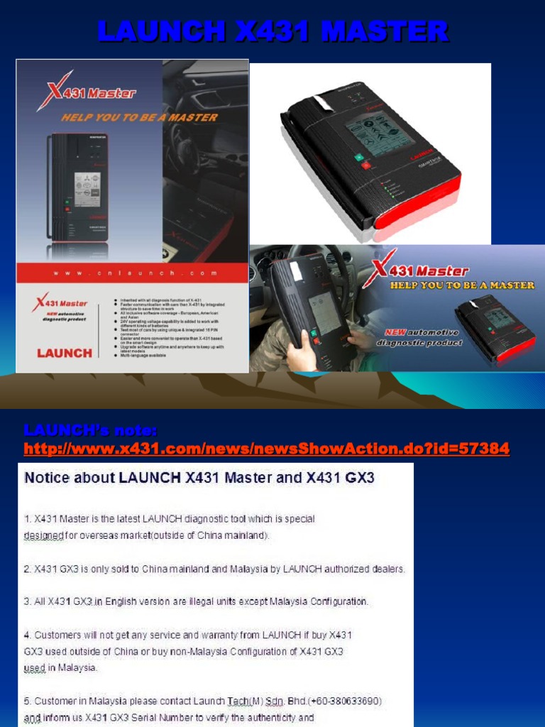 Launch x431 Master | PDF | Computers