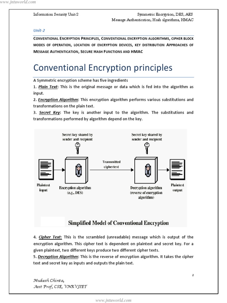 Encryption Standards | Cryptography | Cipher