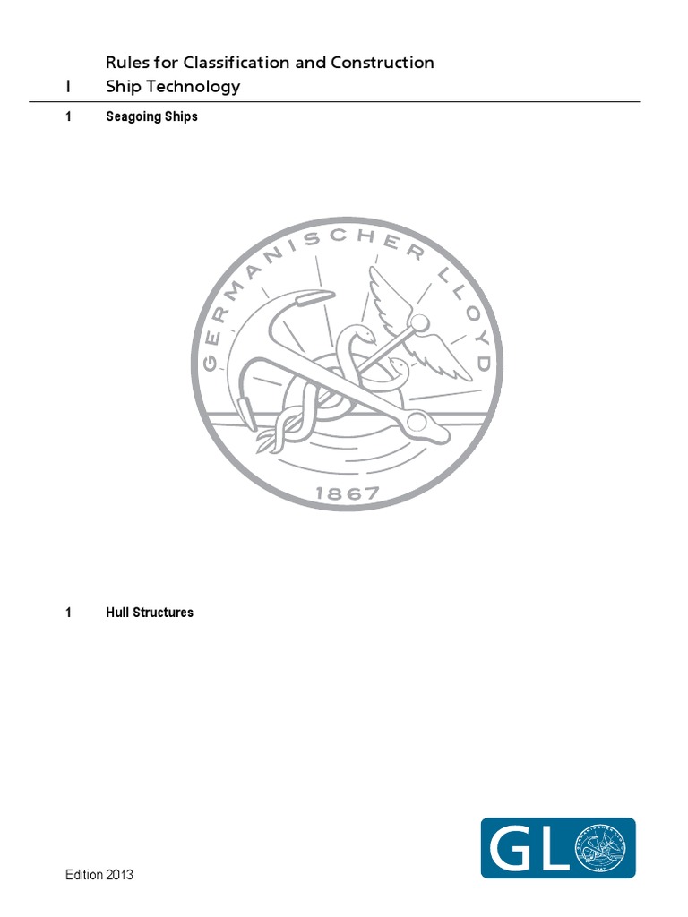 GL Rules - Hull Structural | PDF | Deck (Ship) | Ships