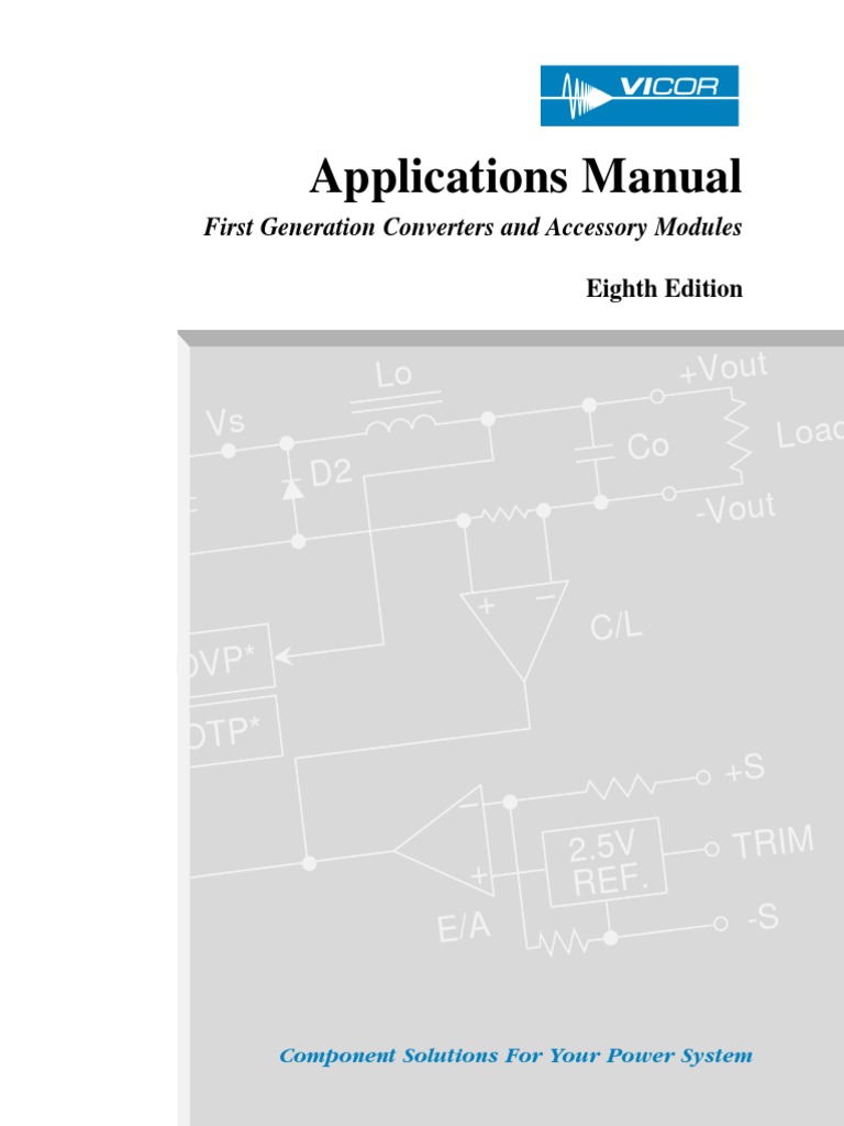 Vicor Power Supply Manual | PDF | Resistor | Capacitor