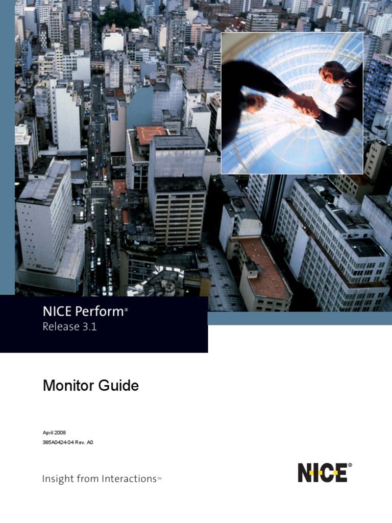 NICE Perform Monitor Guide | PDF | Copyright | Telephone