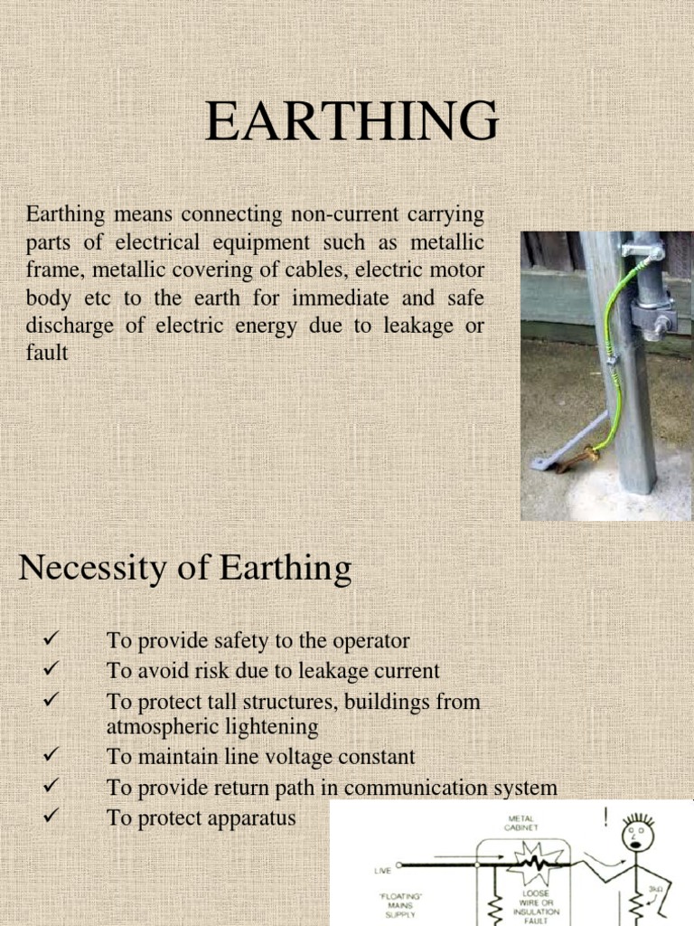 Earthing | PDF | Electric Power Distribution | Engineering