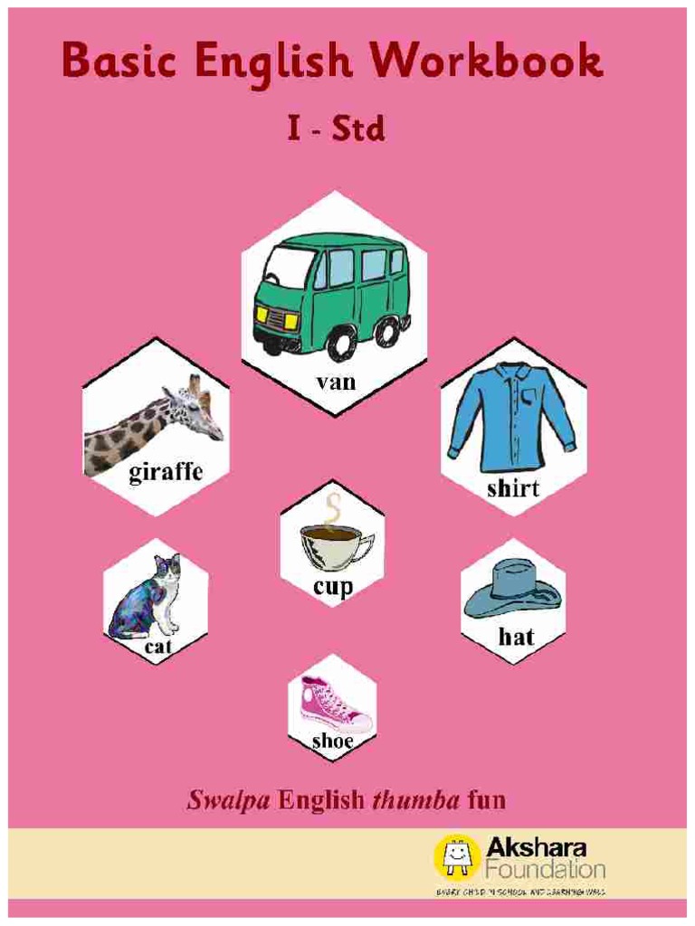 Hello English 1 Basic English Workbook Std 1 Pdf