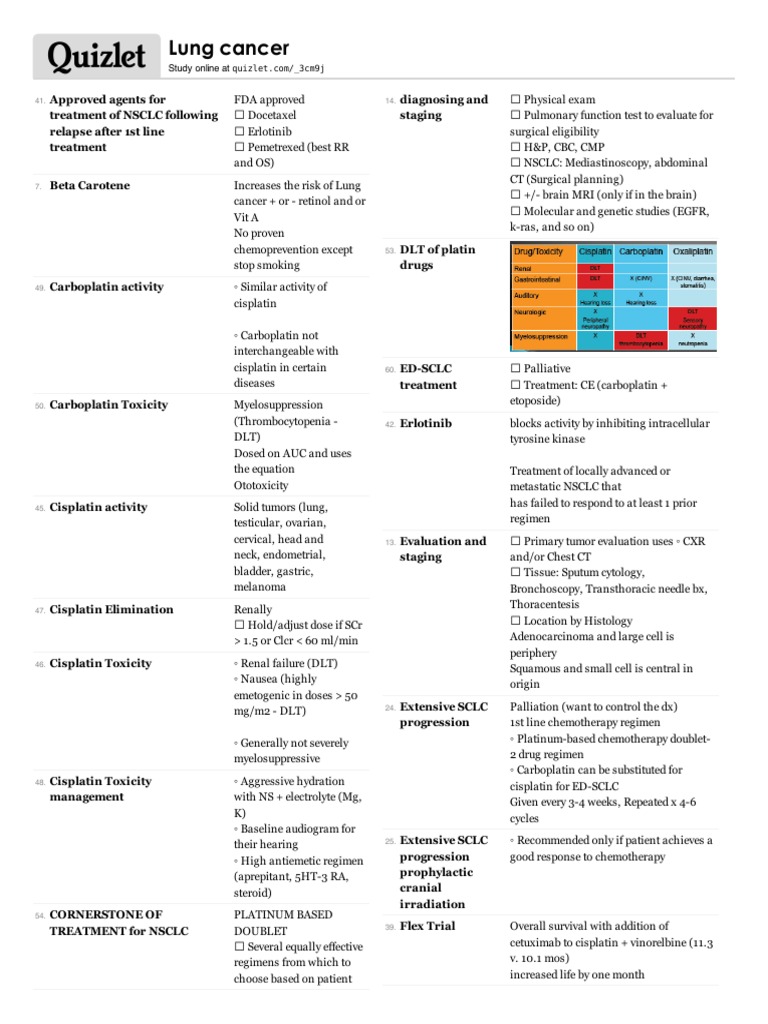 Lung Cancer | PDF | Lung Cancer | Non Small Cell Lung Carcinoma