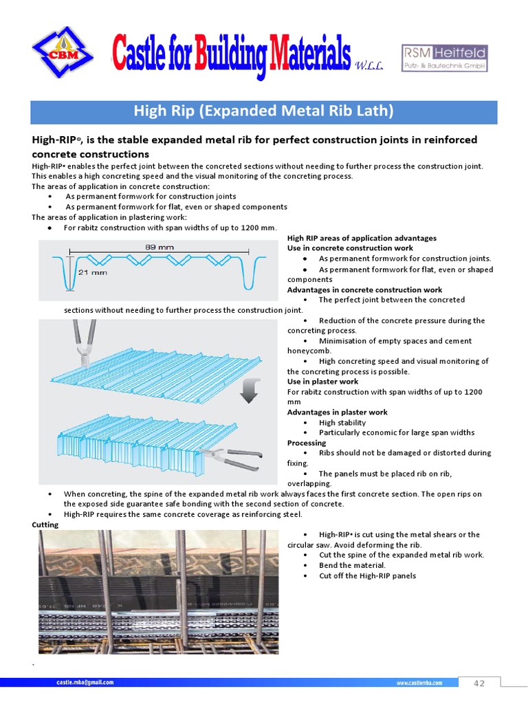 High Rip Spec | PDF | Concrete | Reinforced Concrete