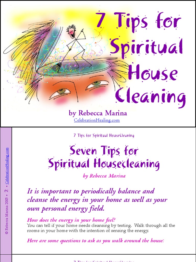 7 Tips For Spiritual House Cleaning Rebecca Marina | PDF | Self-Improvement