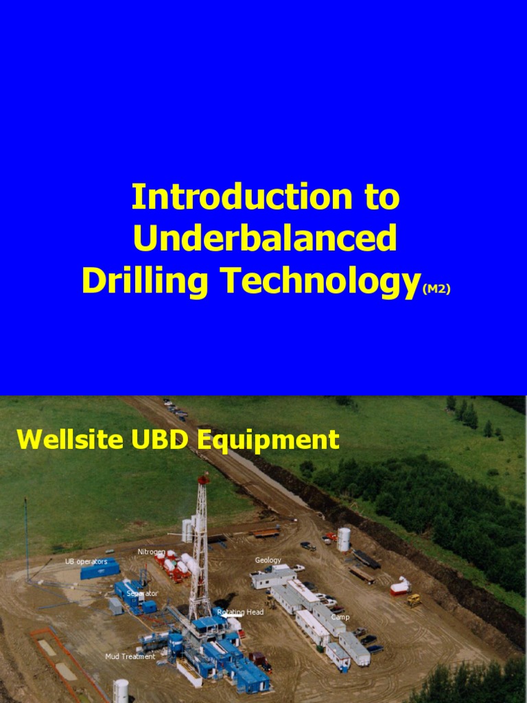 Lesson 8b Introduction To UBD | PDF | Oil Well | Drilling