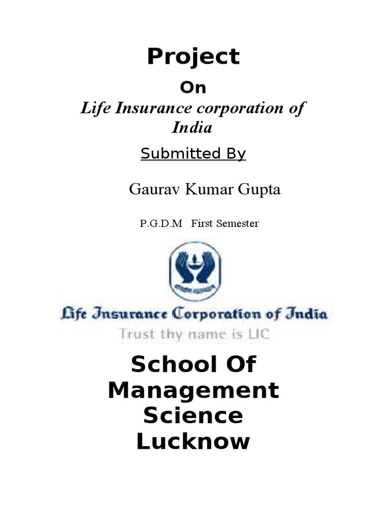 Bba Project | PDF | Insurance | Banks