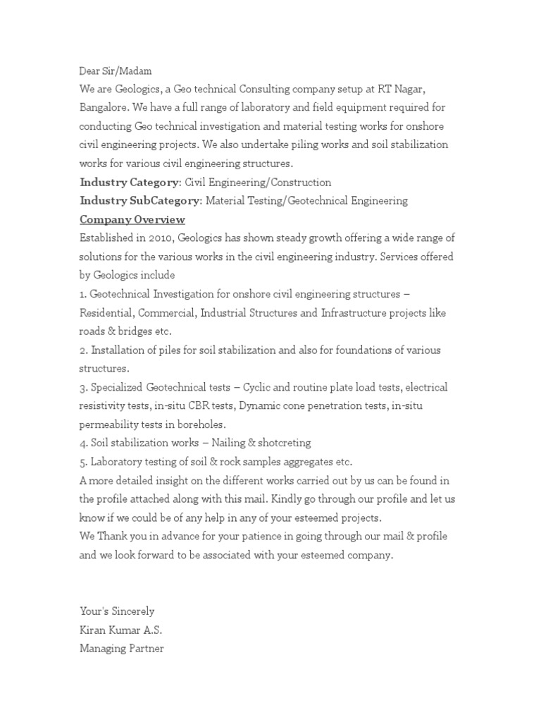 Geo Piling Solutions by Geologics | PDF