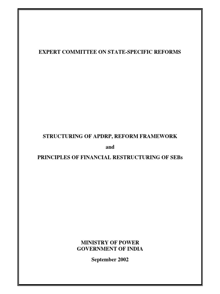 Power Distribution System Reforms | PDF | Incentive | Privatization