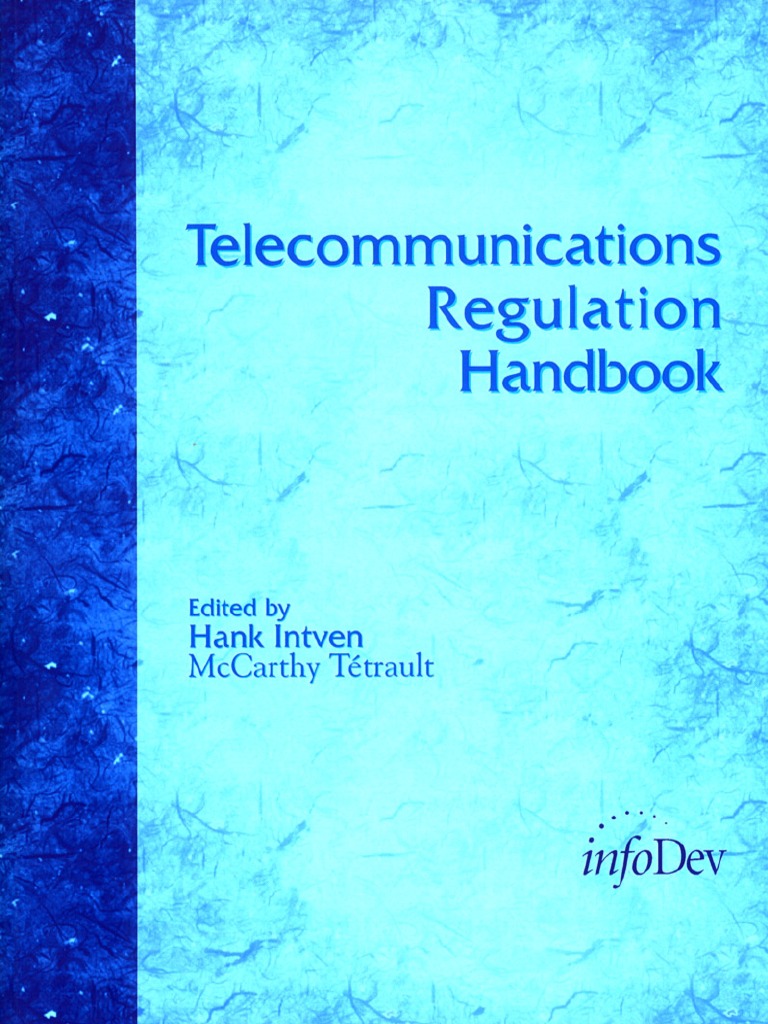 Telecommunications Regulation Handbook | PDF | International ...