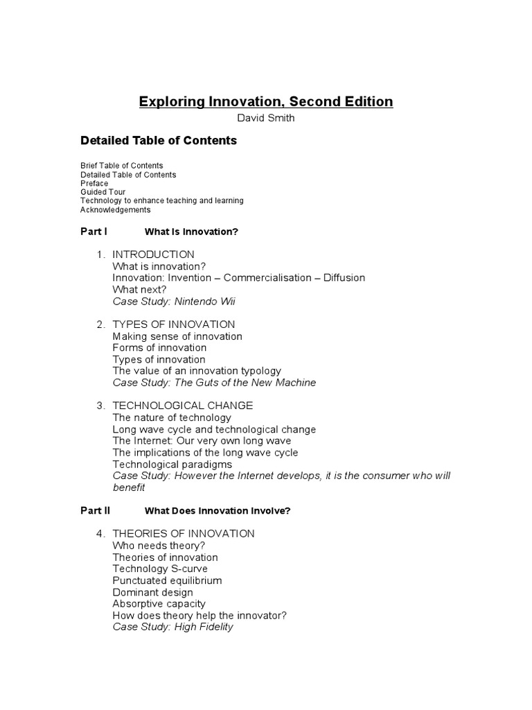 TWC Exploring Innovation Book | PDF | Innovation | Science And Technology