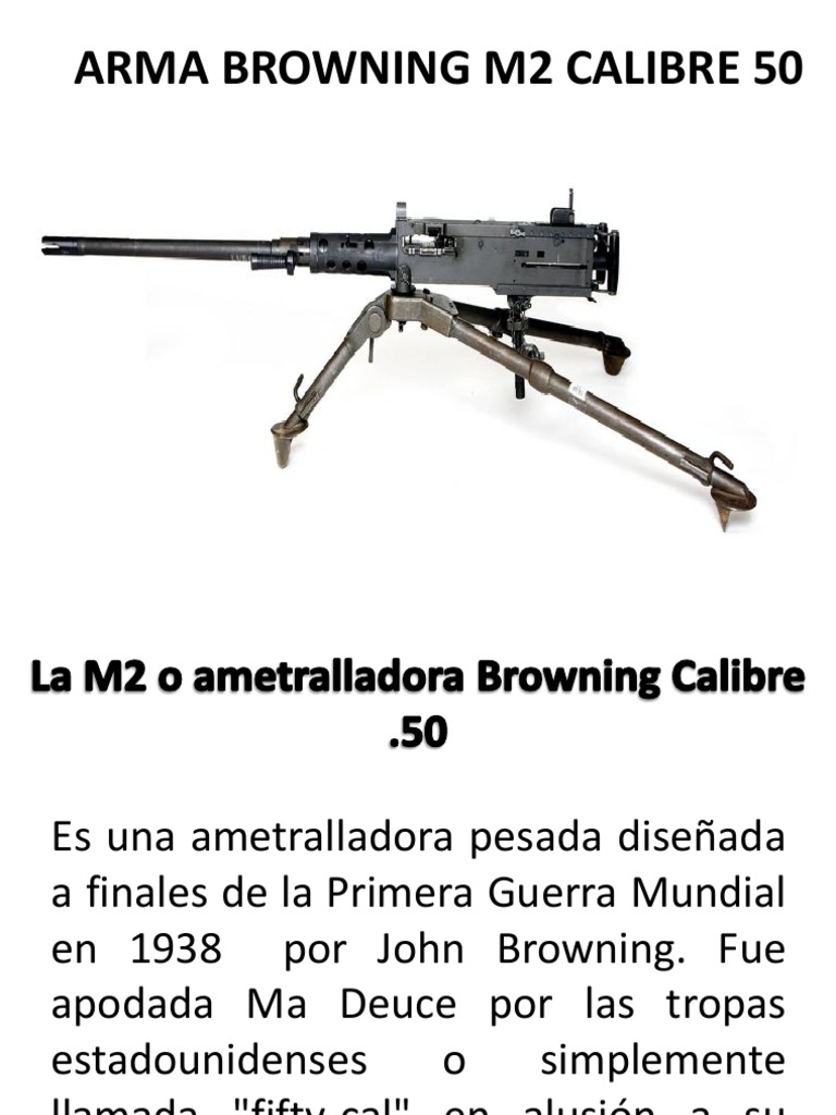 Arma Browning m2 Calibre 50 | PDF