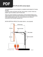 Homebrew Buddipole | PDF | Coaxial Cable | Antenna (Radio)