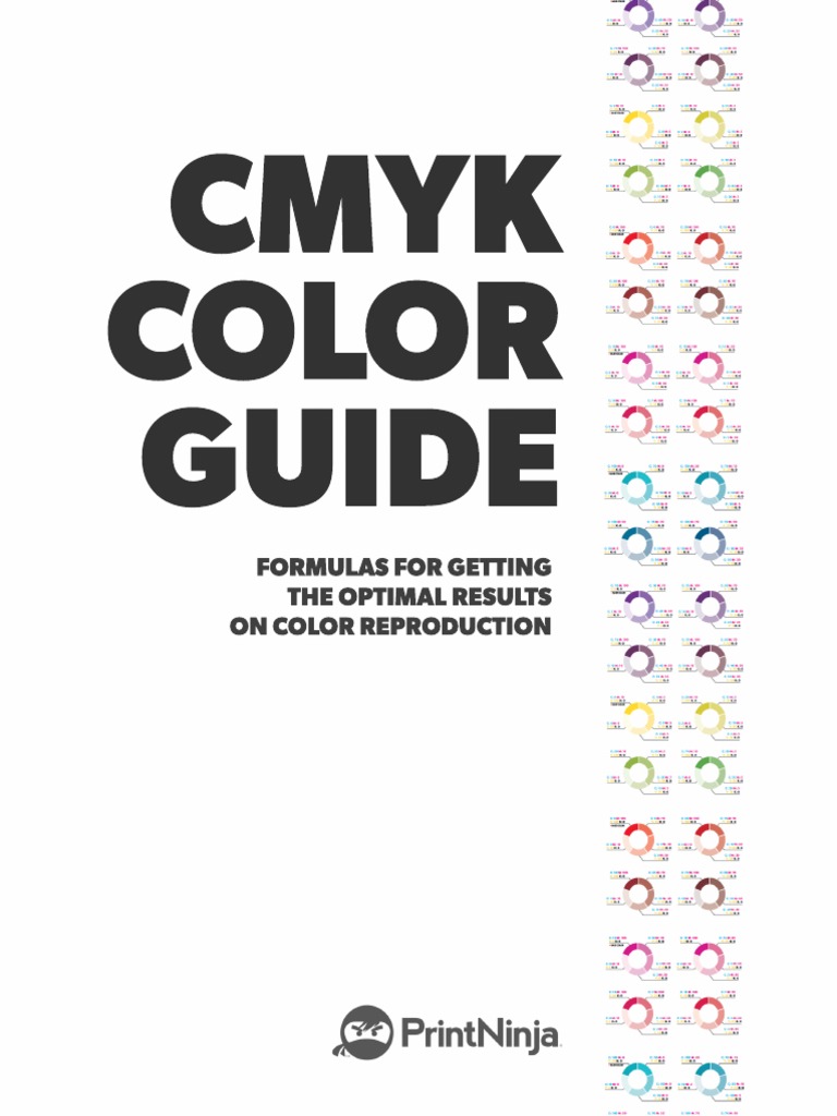 CMYK Color Guide | PDF | Magenta | Art Media
