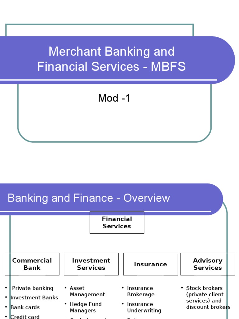 MBFS Mod 1 | PDF | Reserve Bank Of India | Banks