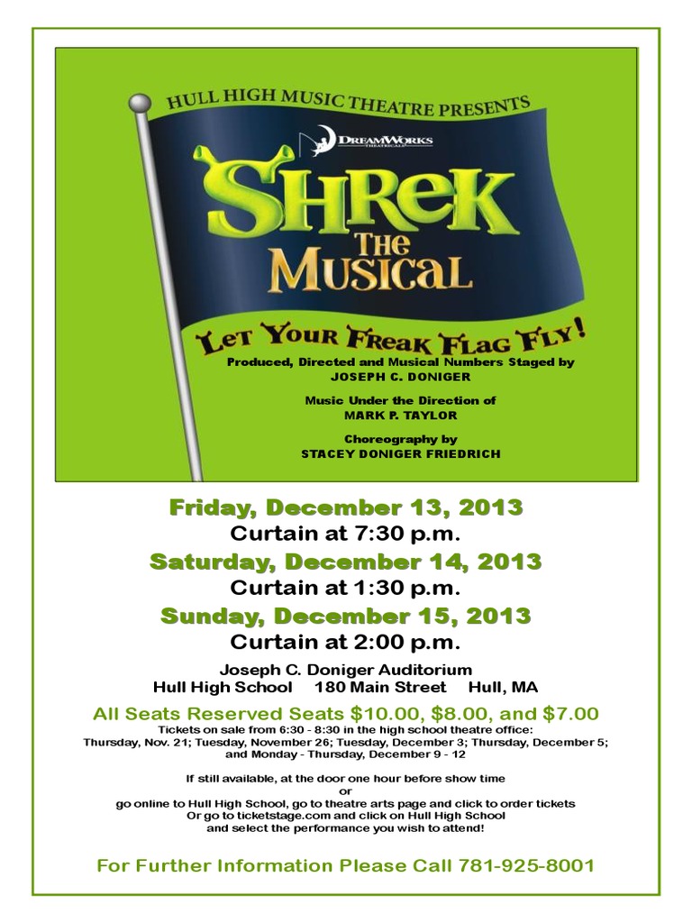 Hull High School Performance Tickets | PDF