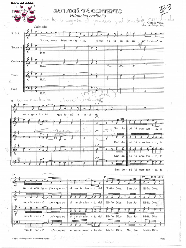 San Jose 'Ta Contento | PDF