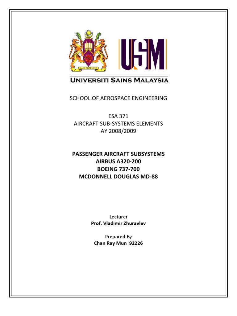 Passenger Aircraft Subsystems | PDF | Airliner | Aircraft