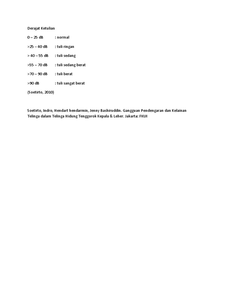 Derajat Ketulian | PDF