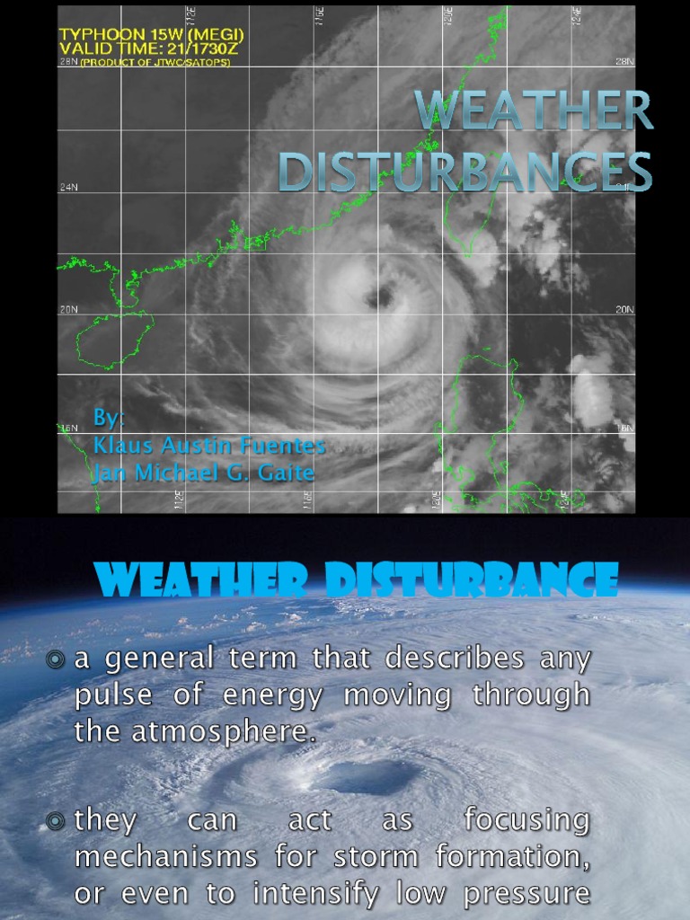 Weather Disturbances | PDF | Tropical Cyclones | Tornadoes