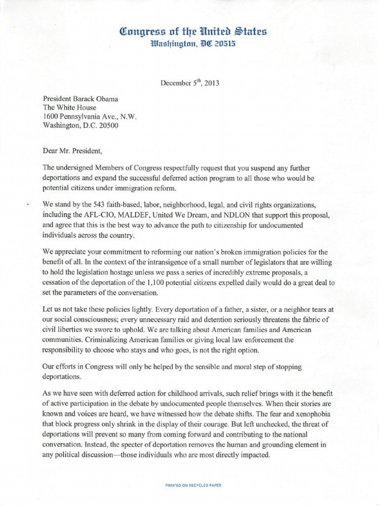 Deportation Letter | PDF