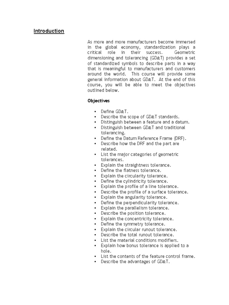 Fundamentals of GDandT | PDF