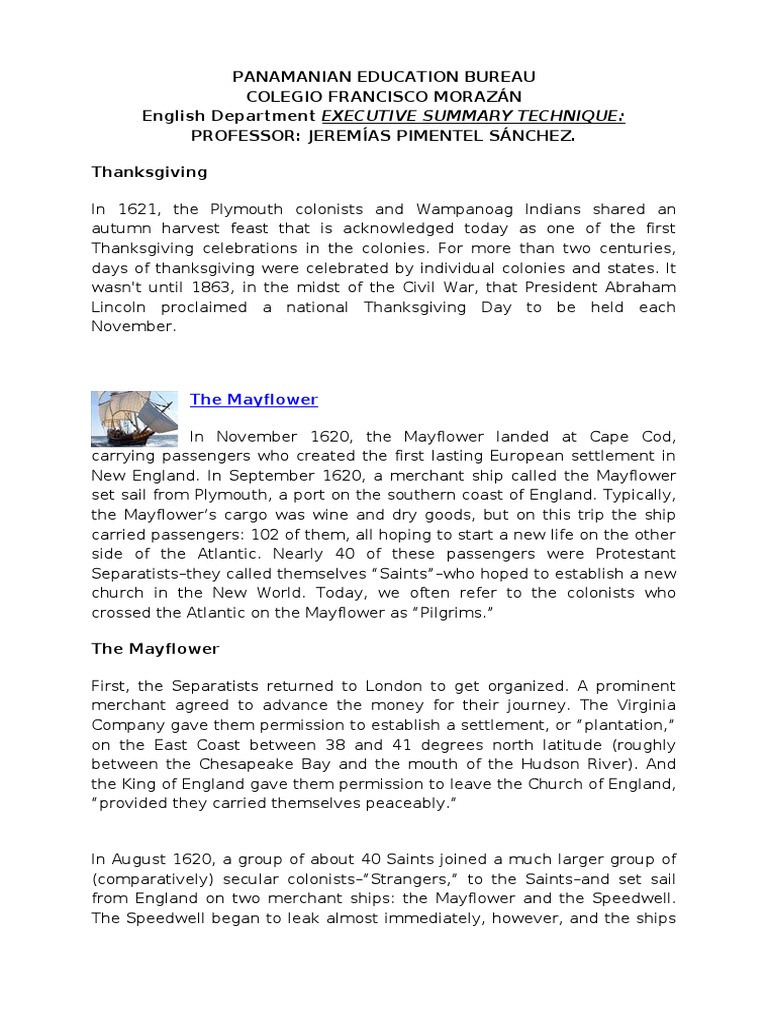 Thanksgiving Origins and Pilgrim History | PDF | Jamestown, Virginia ...