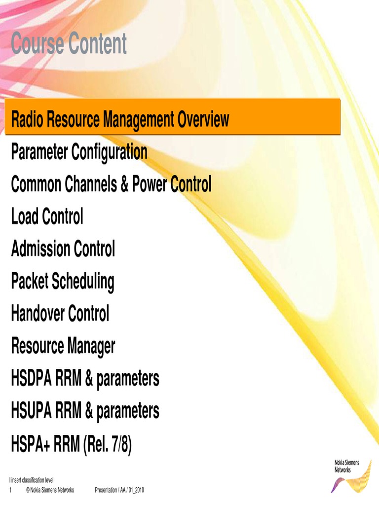 Ranpar RRM Overview | Download Free PDF | High Speed Packet Access ...