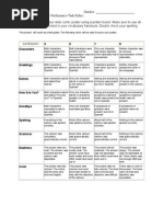 Family Tree Rubric | PDF | Grammar | Onomastics