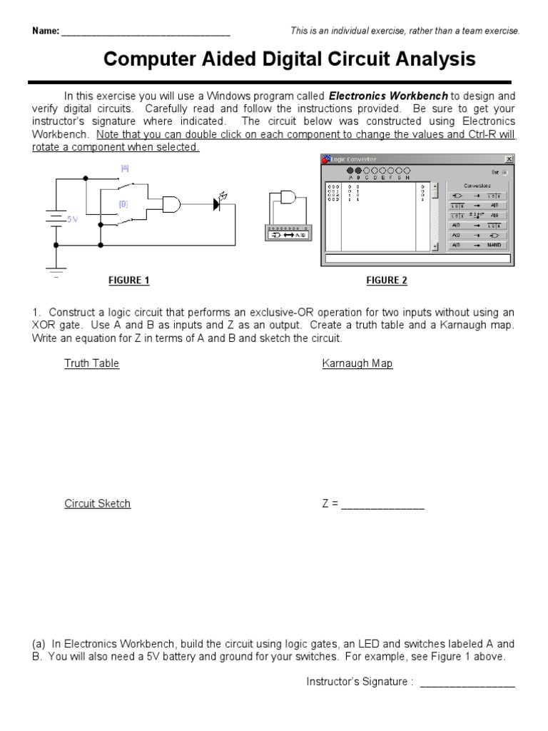 Lab03-Computer Aided Digital Circuit Analysis | PDF | Electronic ...