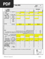 Pressure RELIEF VALVE DATA SHEET | PDF | Valve | Nozzle