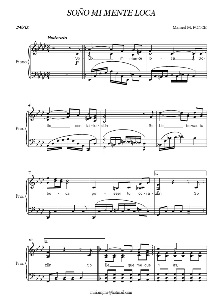 Soño Mi Mente Loca Con Vozc3 | PDF