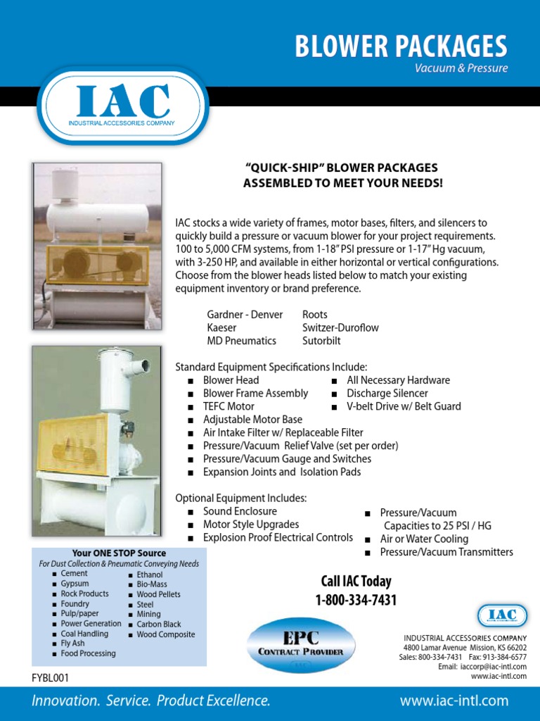 Blower Selection Table | Download Free PDF | Mechanical Fan | Engines