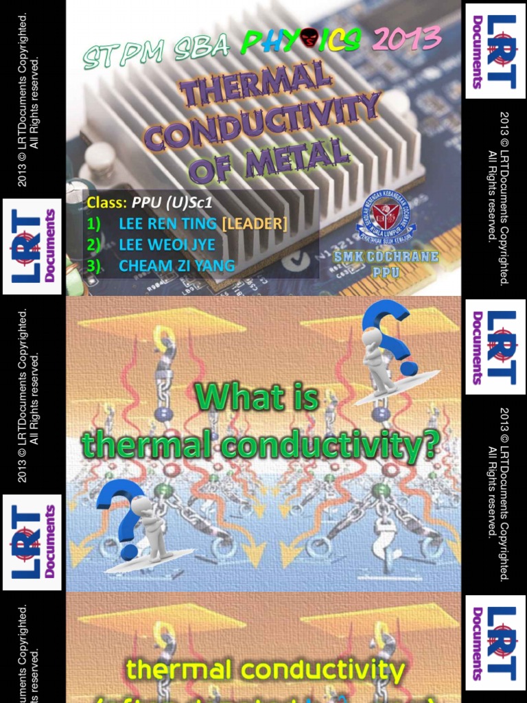 STPM SBA Physics Presentation 2013 | PDF | All Rights Reserved ...