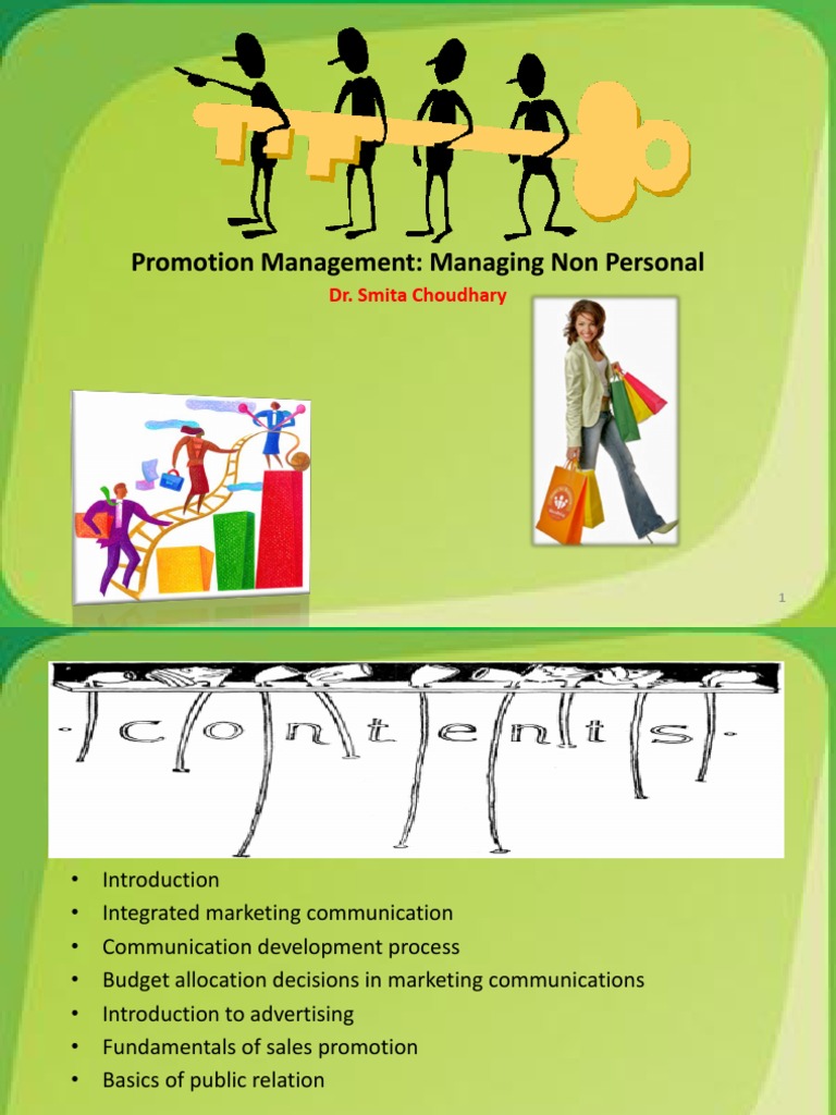 Unit 12 Promotion Management Managing Non Personal | PDF | Marketing ...