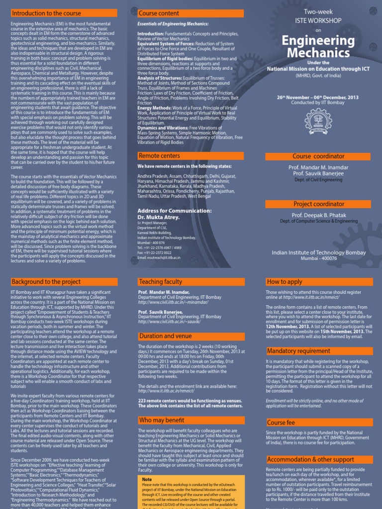 Introduction to Engineering Mechanics Fundamentals and Problem Solving ...