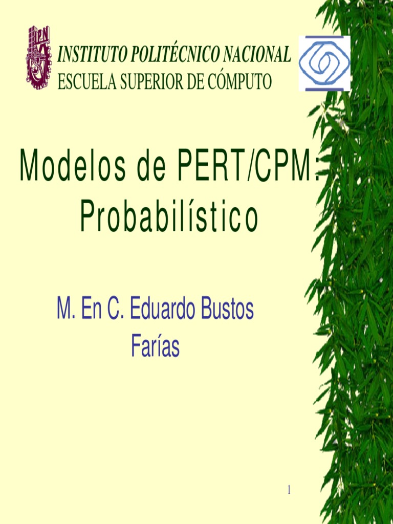 Pert Probabilistico | PDF | Distribución normal | Teoría de probabilidad