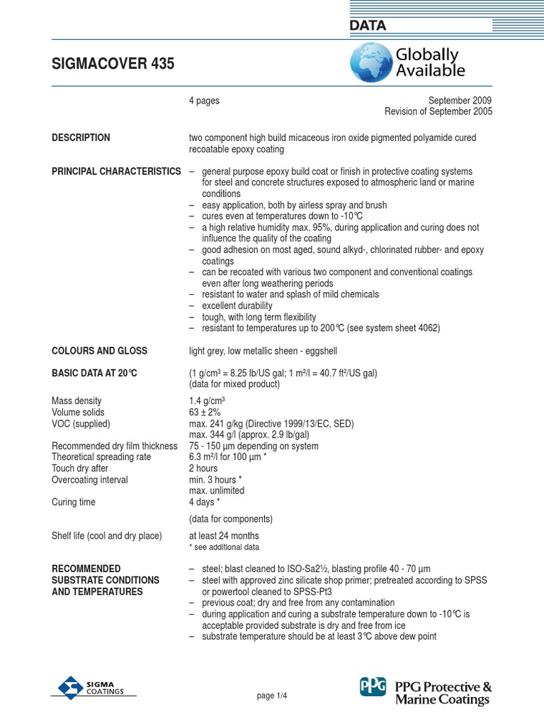 7465 - Sigmacover 435 | Paint | Epoxy