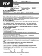 Msds Sugar Cane Molases | PDF | Molasses | Sugarcane