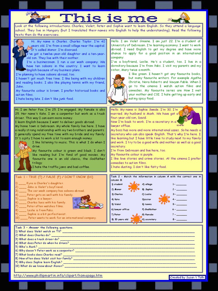 Islcollective Worksheets Elementary A1 Preintermediate A2 Intermediate ...