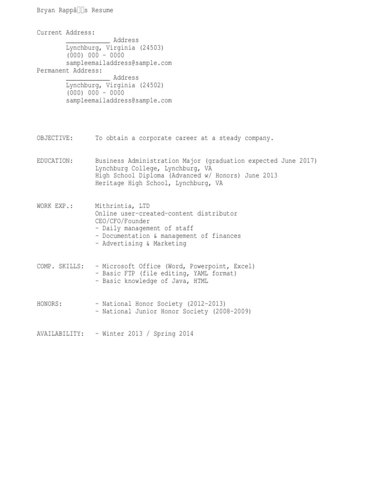 Gs 100 Resume | PDF | Career & Growth | Computers