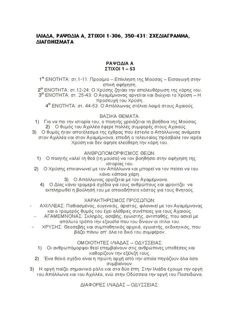 ΙΛΙΑΔΑ | PDF