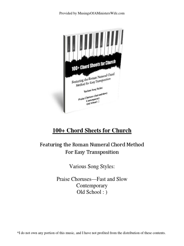 100+ Church Chord Sheets | PDF | Chord (Music) | Music Theory